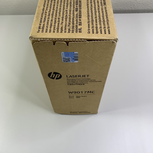 Genuine HP W9017MC Black Toner Cartridge E50045 MFP E52545 for sale ...