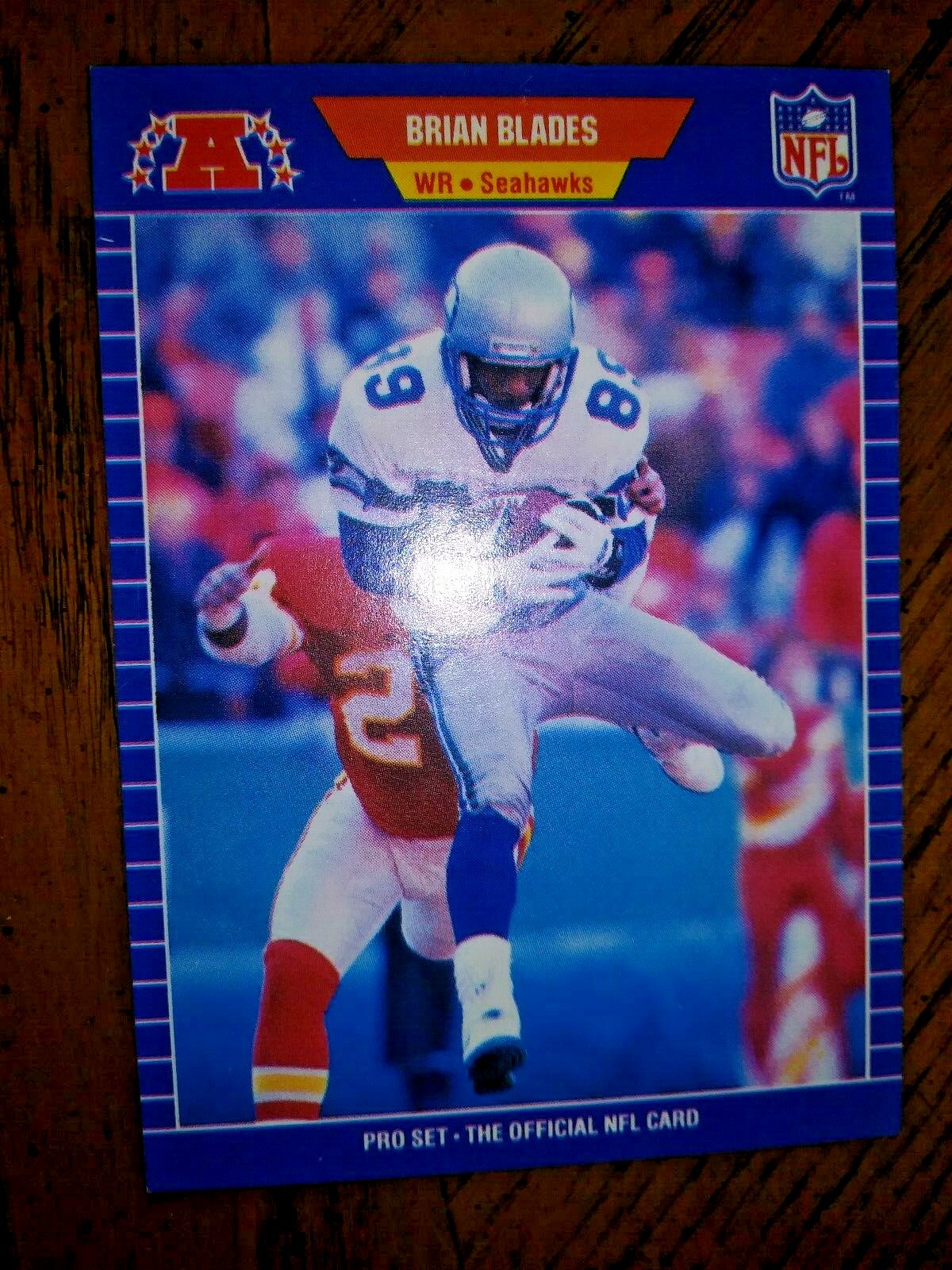 1989 Pro Set Brian Blades Seattle Seahawks Card #390 | eBay