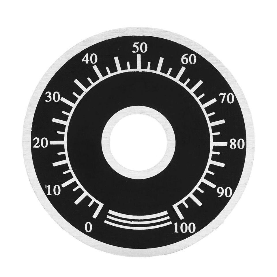 Potentiometer Dial Plate Dial Plate 0-100 BEM-KDP Dial Plate für RV24YN ...