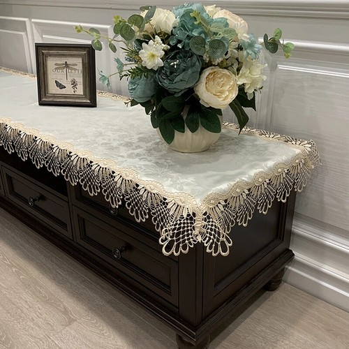 Table Cloth Rectangle Europe Embroidered Lace Table Cover Long Strip ...
