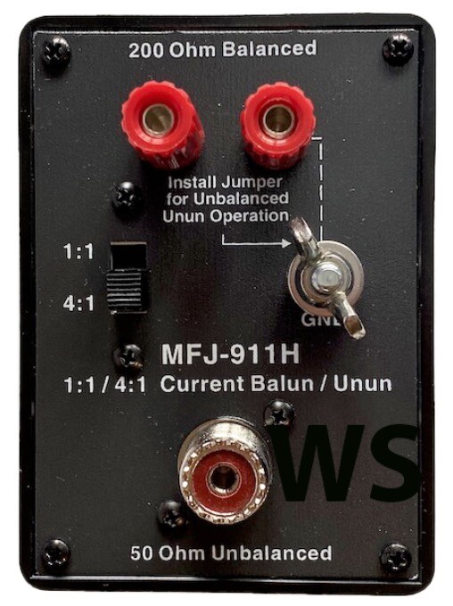 MFJ-911H BALUN SWITCHABLE, 1:1 OR 4:1, 10-160M, 300W | eBay