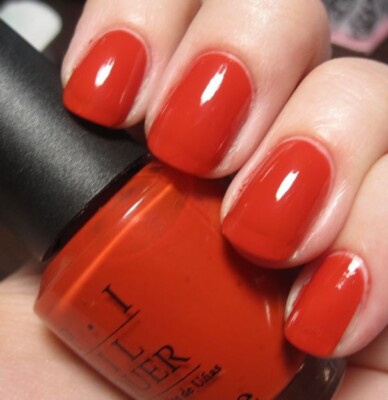 OPI NAIL LACQUER NL A55 OFF WITH HER RED! 15mL / 0.5 oz FREE SHIPPING ...