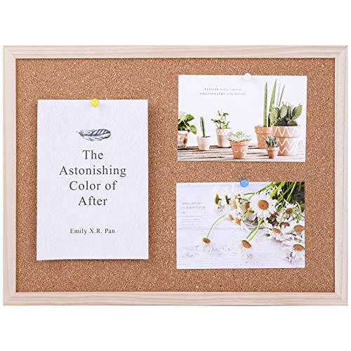 Pack of 2 Cork Board Bulletin Board Notice Pin Board Square 30 x 40 cm ...