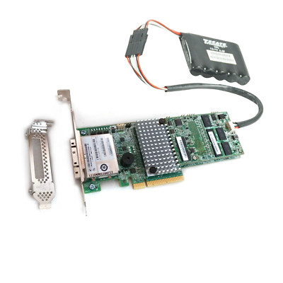 LSI MegaRAID SAS 9286CV-8e 6GB/S 1G cache RAID PCI-E + BBU batery ...