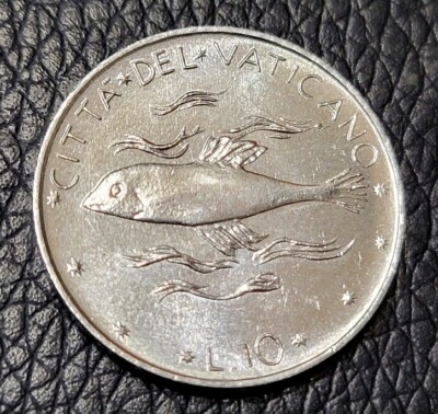 1976 Vatican City 10 Lire Coin | eBay