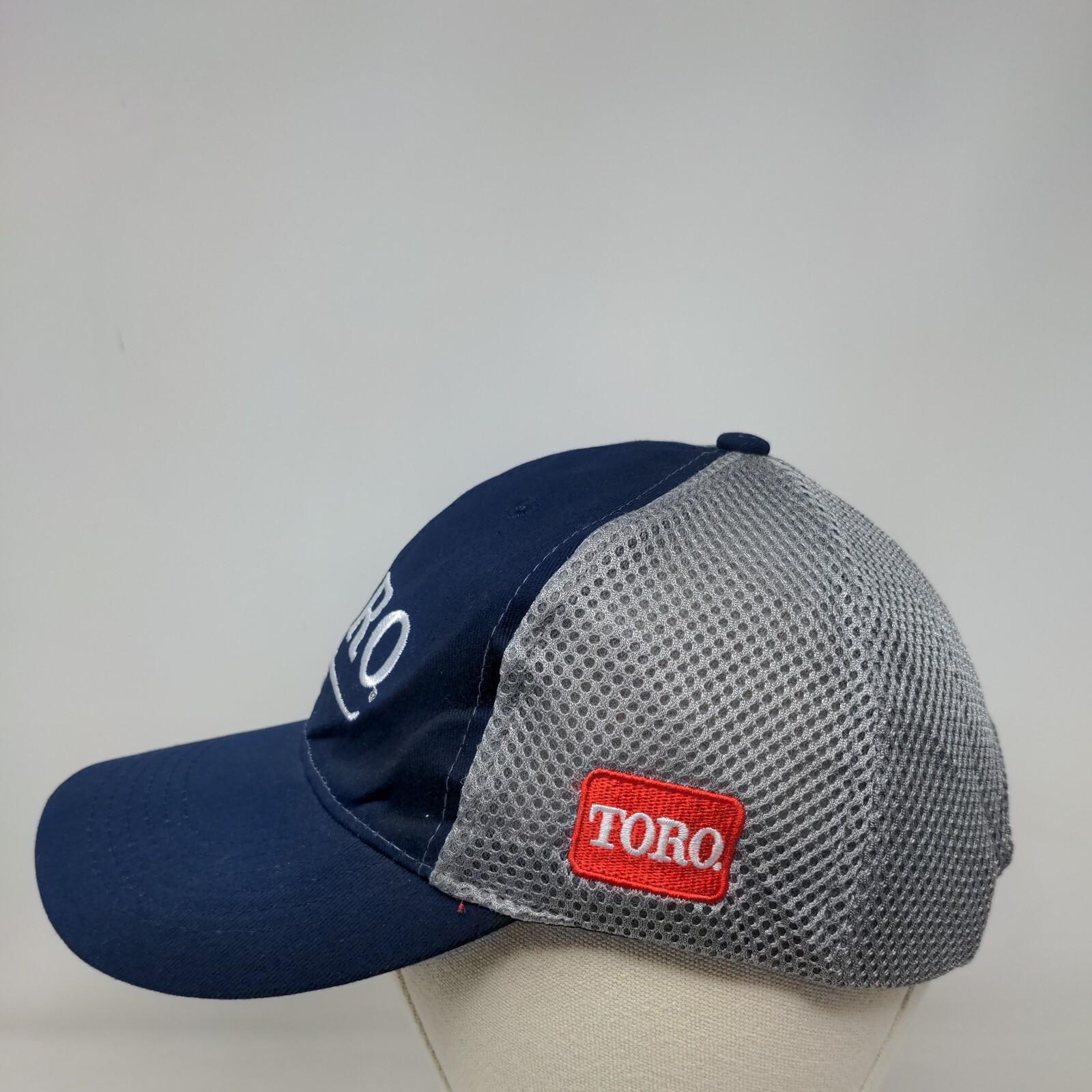 TORO Snapback Mesh Back Hat Blue One Size Embroidered Colorblock | eBay