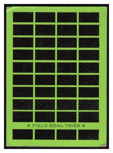 1974 Topps Rules for Football Scratch Off Game card | eBay