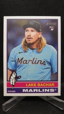 LAKE BACHAR 2025 TOPPS HERITAGE ROOKIE CARD MIAMI MARLINS | eBay