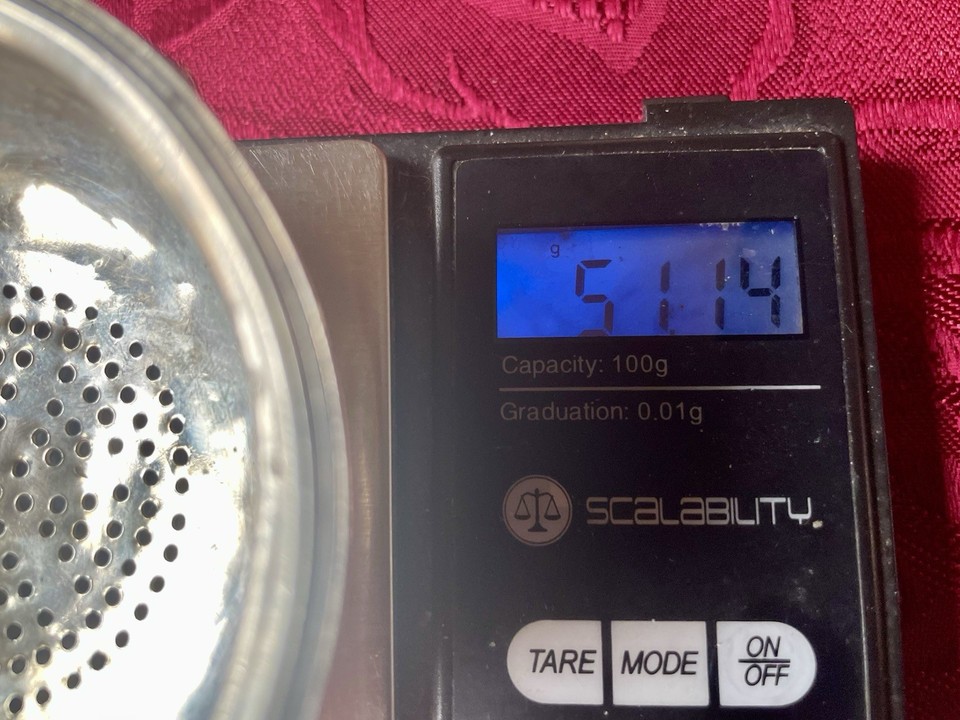 Silver HM London 1797 by Peter & Anne Bateman strainer from think a ...