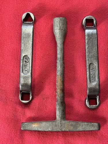 LOT OF 3 VINTAGE TORCH TANK WRENCHES OXYGEN ACETYLENE AIRCO PRESTOLITE ...