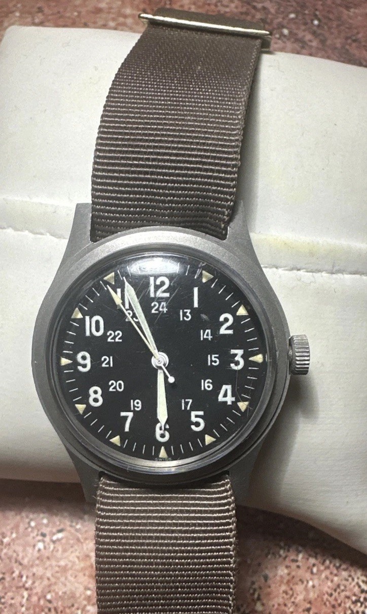 Vietnam war issue Hamilton (dec 1972) US military wat… - Gem