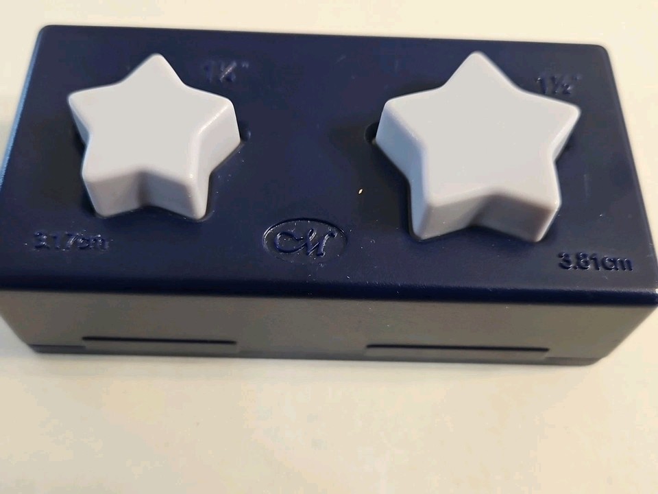 Creative Memories star Punch Duo large and small star Shapes ...