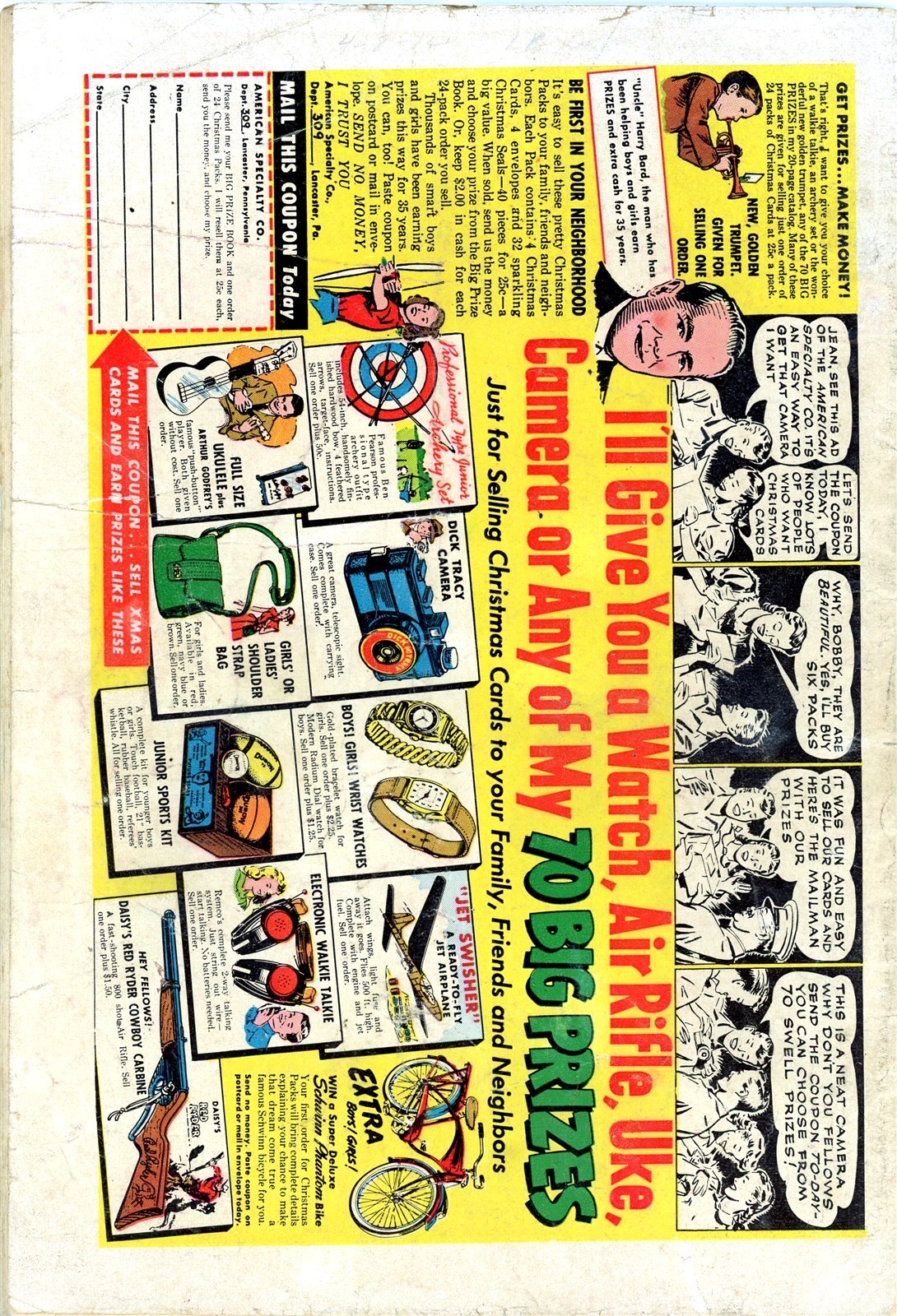 Confessions of Love #7 (Star 1952) Rare LB COLE Cover! Comic-NO RESERVE ...