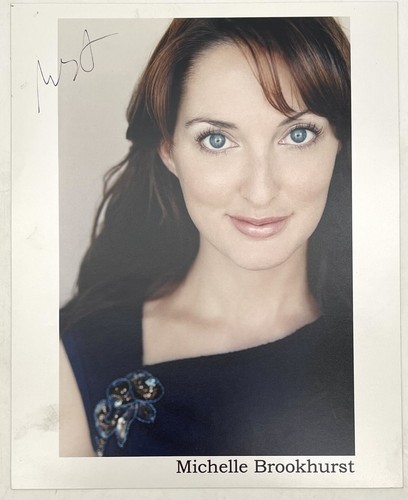 MICHELLE BROOKHURST Actress Costume Designer Signed Photo 10 X 8 Rare ...