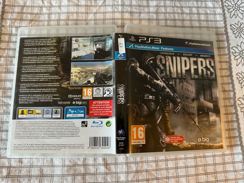 Snipers Invisible Silent Deadly Sony Playstation 3 PS3 Free Region ...