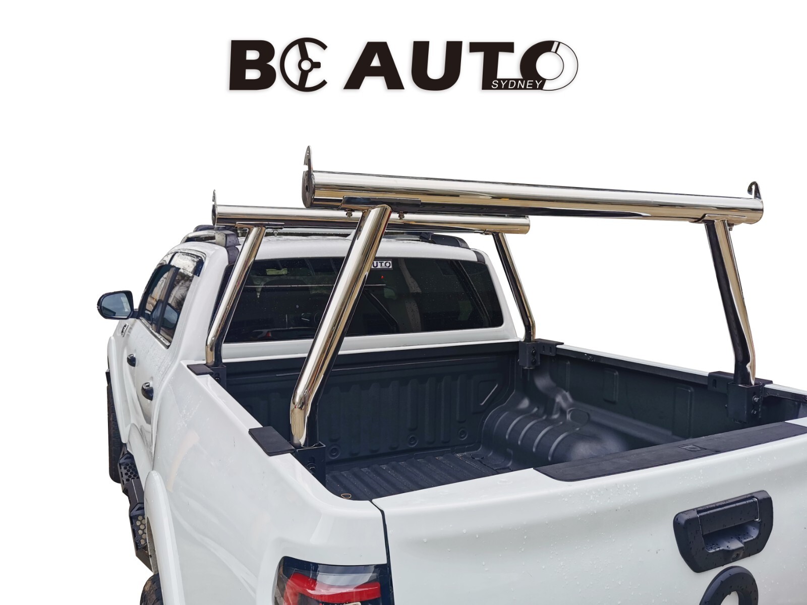 2 * Stainless Steel Ladder Rack for ISUZU D-Max Tub Ute 2008-24 150kg ...
