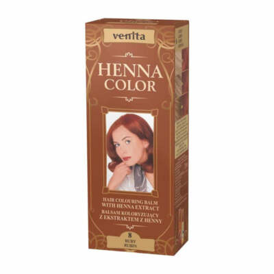 "Henna Color" Färbebalsam mit Henna-Extrakt №8 Ruby 75 ml. | eBay.de