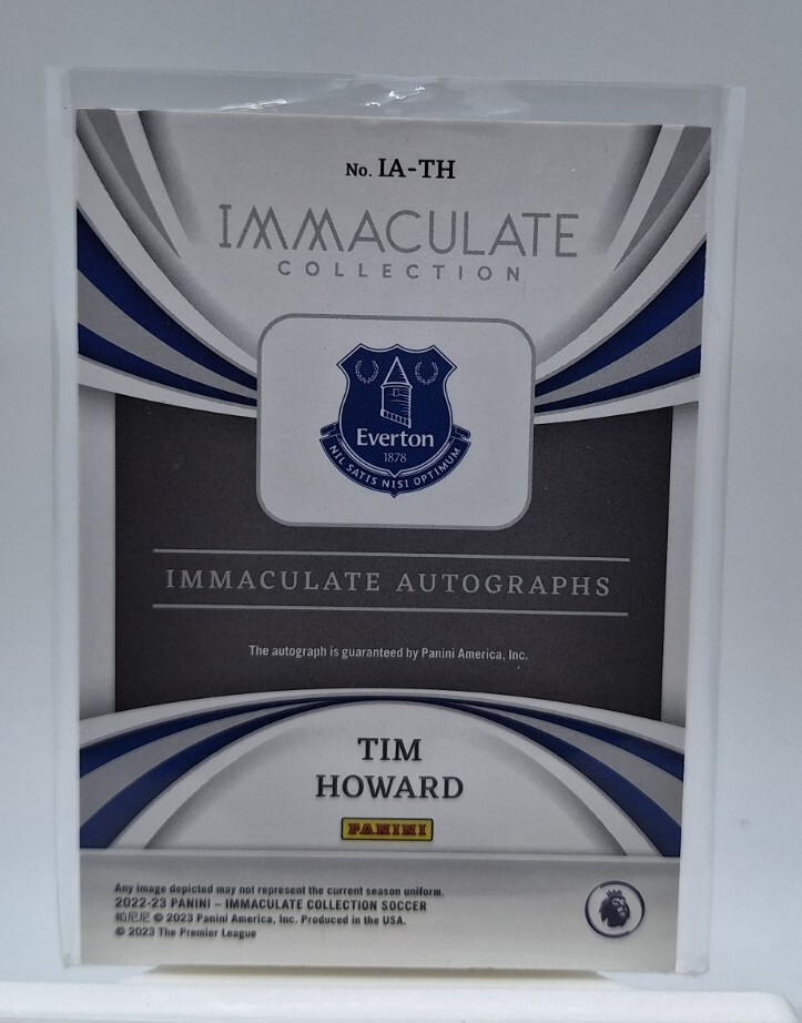 2022 Immaculate Soccer TIM HOWARD Autographs Bronze Auto /99 USA ...