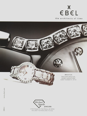 EBEL WATCH MAGAZINE promo ad #19 VERY RARE 2000 BELUGA | eBay