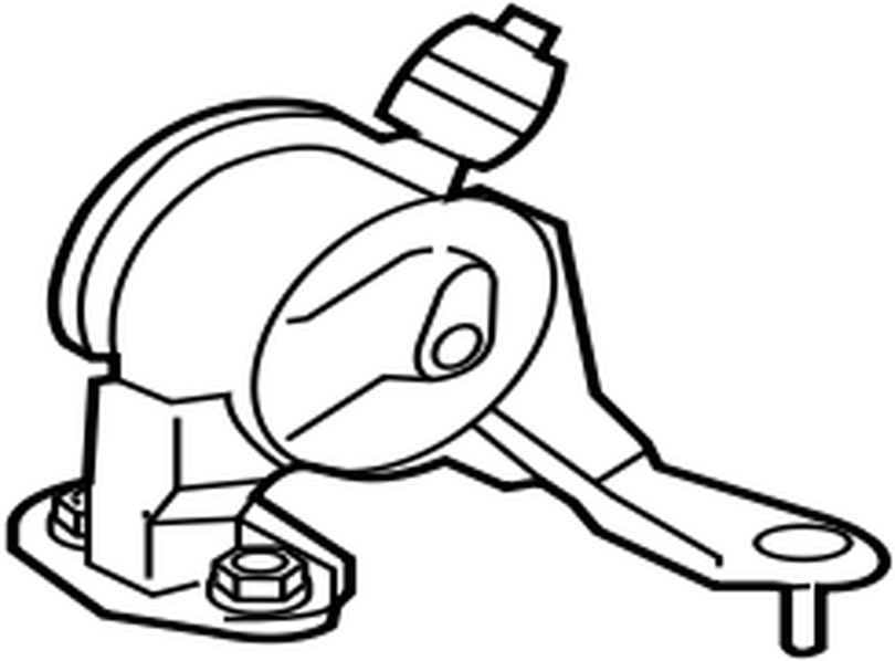 12371-28230 Toyota Insulator, engine mounting, rear no.1 1237128230 ...