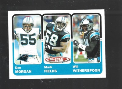 2003 Topps Total #335 Dan Morgan, Mark Fields Will Witherspoon Carolina ...
