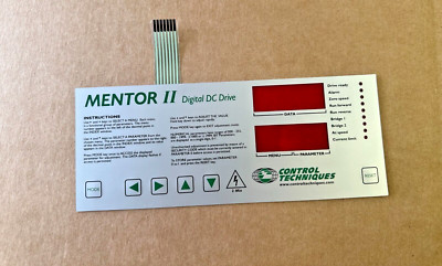 Control Techniques Mentor II Quantum III DC Drive Keypad Display Brand ...