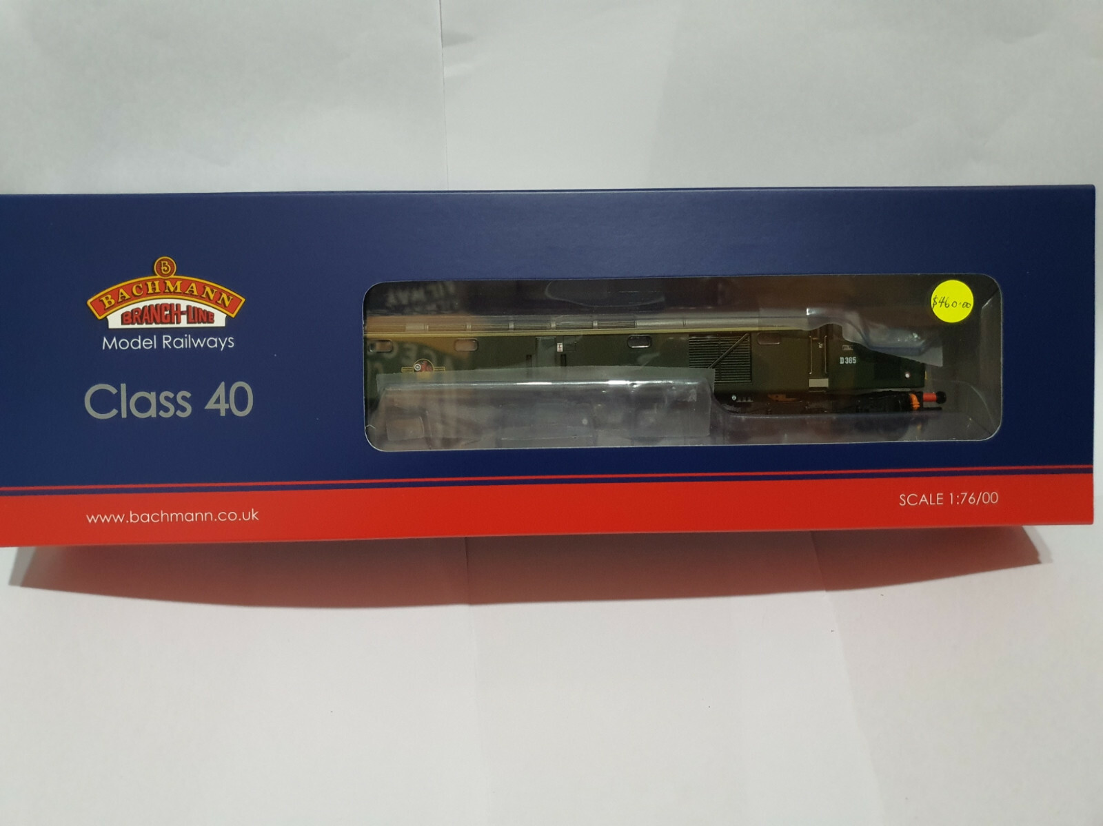 Bachmann 32-485 Class 40 Diesel D365 BR Green Small Yellow Warning ...