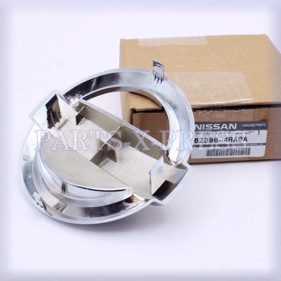 62890-4RA0A NEW GENUINE OEM NISSAN FRONT GRILLE CHROME EMBLEM 2016-2019 ...