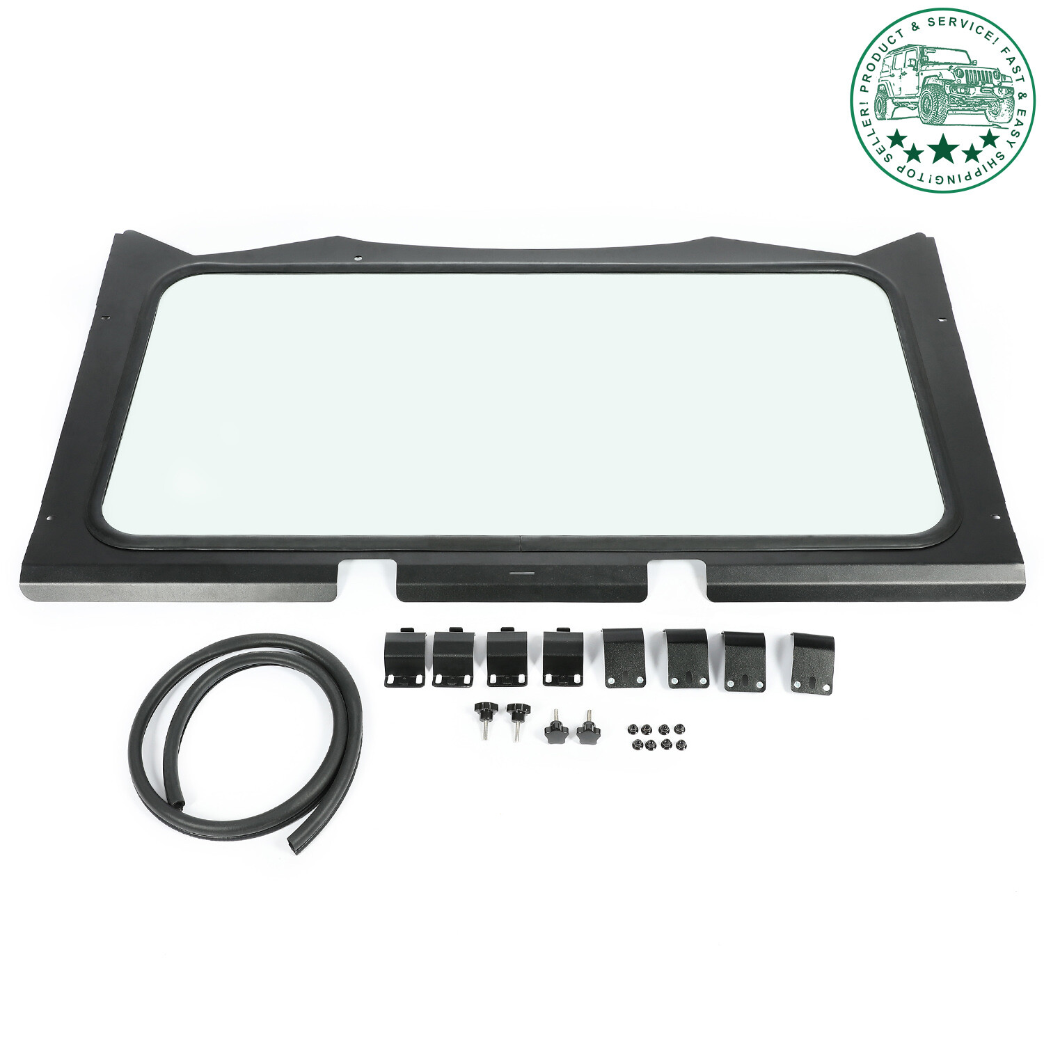 For 2016-2022 KAWASAKI KRF800 TERYX/TERYX4 Full Clear Glass Windshield ...