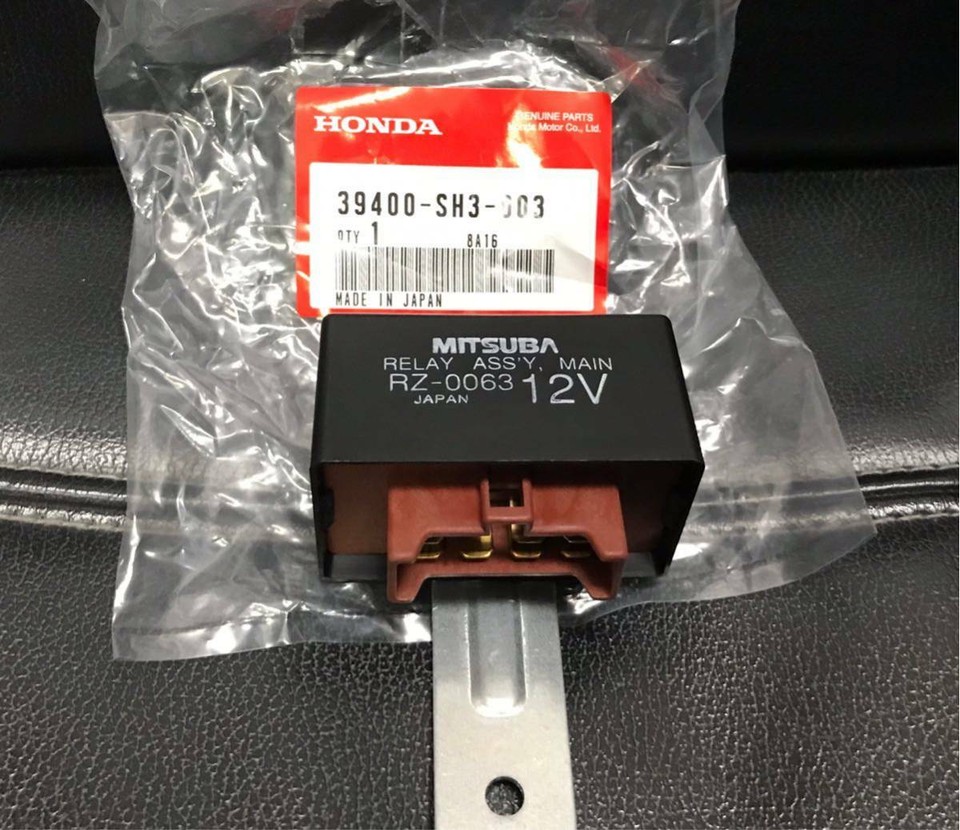 Honda Genuine OEM 39400-SH3-003 PGM-FI Main Relay RZ-0063 Civic Integra ...