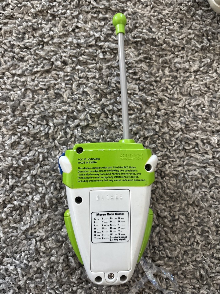 Toy Story 3 Buzz Lightyear Walkie Talkie Pixar Disney (1) Incomplete ...