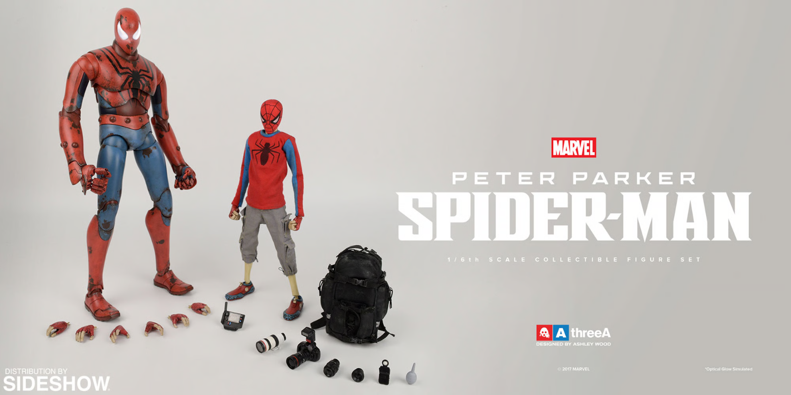 3A ThreeA Marvel Peter Parker & Spider-Bot Spider-man Set | eBay