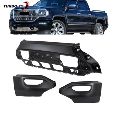 23381975 W/o Sensors Holes Split Steel Front Bumper For GMC Sierra 1500 ...