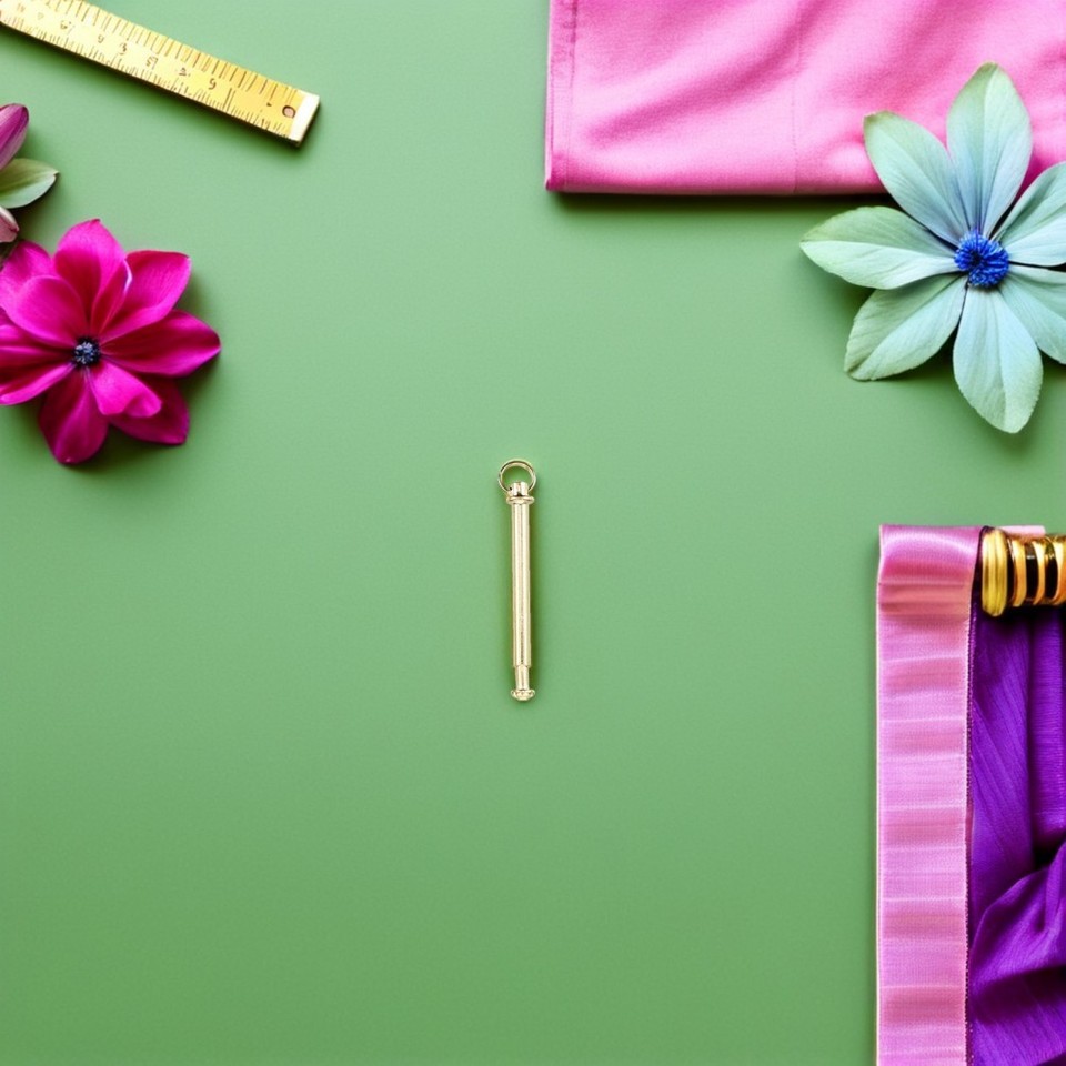 5 Sets Hand Folding Fan Repairing Kit Metal Shaft Rivets Hand Fan ...