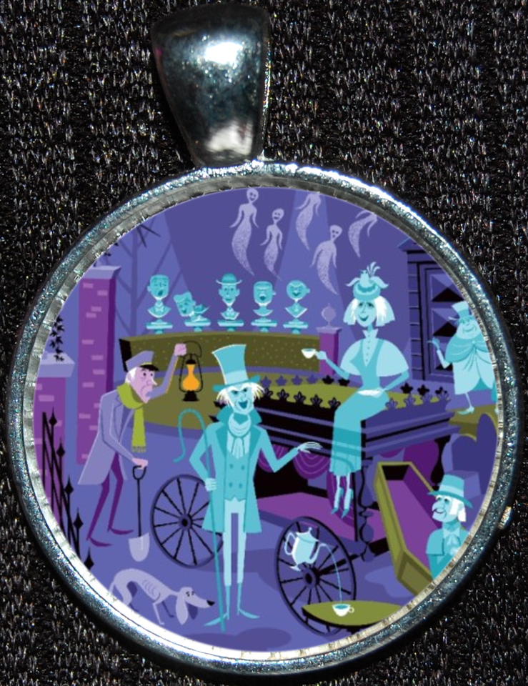 Haunted Mansion Shag Jewelry Caretaker Necklace Disney Pendant ...