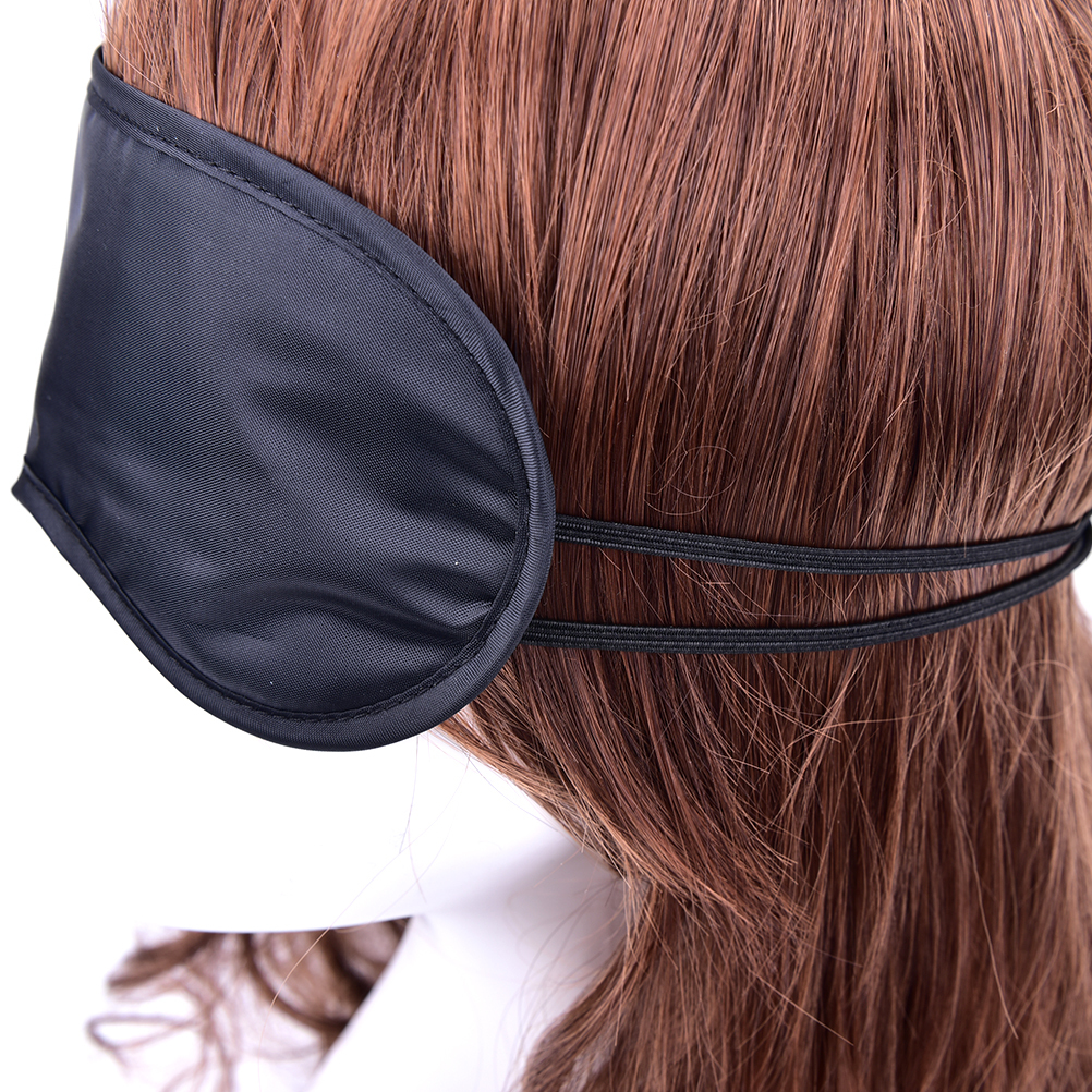 10Pcs Sleep Eye Mask Shade Cover Blindfold Night Sleeping Black Tra.l8 ...