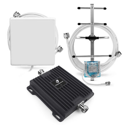 3G 4G LTE 700MHz Cell Phone Signal Booster Band 12/17 Home Repeater Kit ...