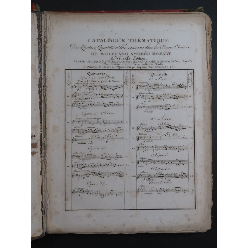 Mozart W.A.Streichquartette Quintette Trio Violine Alt- Cello ca1810 | eBay
