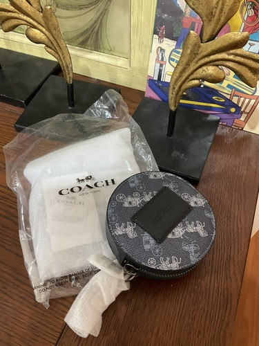 COACH Men Round Hybrid Pouch (NWT & Receipt) | eBay