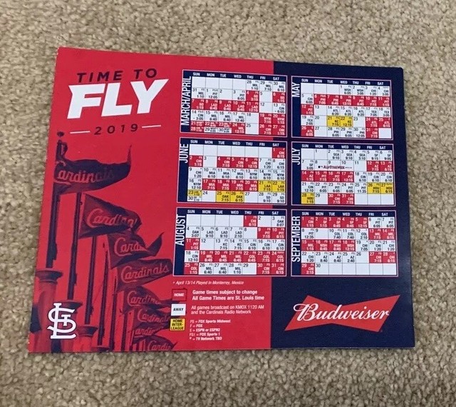 St Louis Cardinals 2019 Tv Coverage Schedule | semashow.com