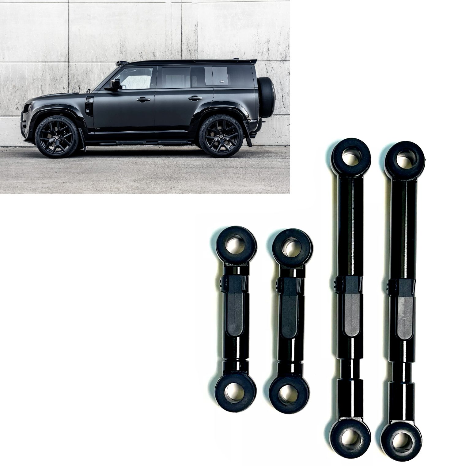 LAND ROVER DEFENDER L663 ADJUSTABLE AIR RIDE SUSPENSION 1.5 LOWERING ...