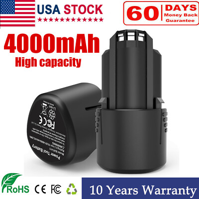 2X 4.0Ah For Bosch LI-LON 10.8V/12V Battery BAT411 BAT411A BAT412A ...