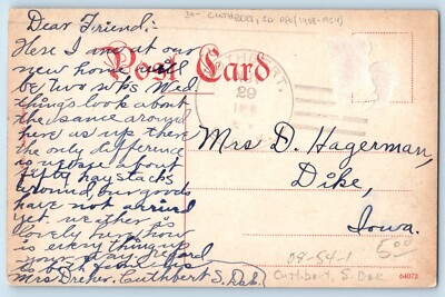 DPO (1908-1954) Cuthbert SD Postcard Fishing On The Missouri c1910's ...