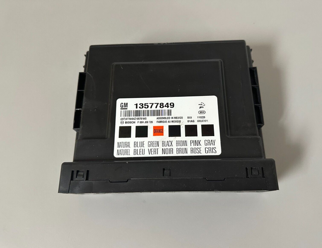 2011 Chevrolet Cruze Body Control Module BCM 13577849 for sale online ...