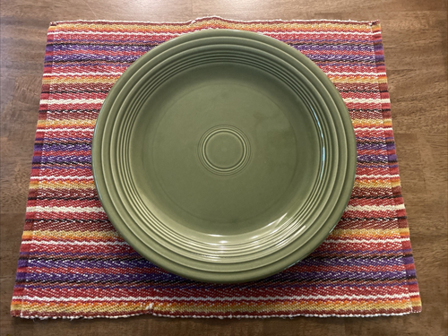 Vintage Fiesta Ironstone Turf Green 10-inch Dinner Plate | eBay