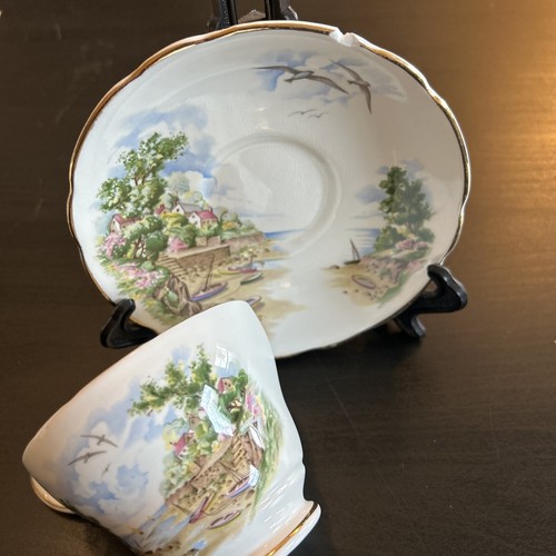 Tea Cup & Saucer Bone China Antique Collectible Tea - Cup and Saucer ...
