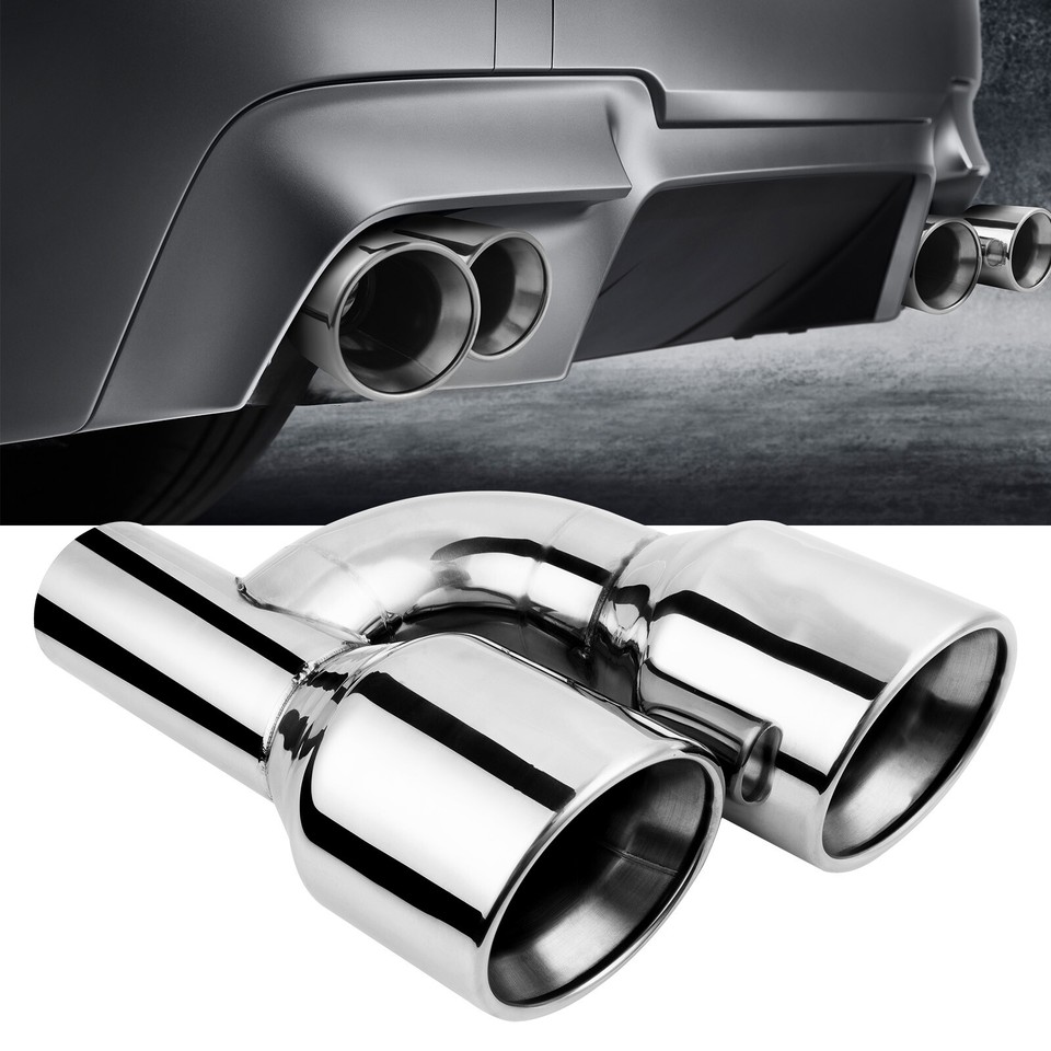 Pair 2.5" ID to 4" OD Dual Exhaust Tip Exhaust Pipe Tip For Lexus LC500 ...