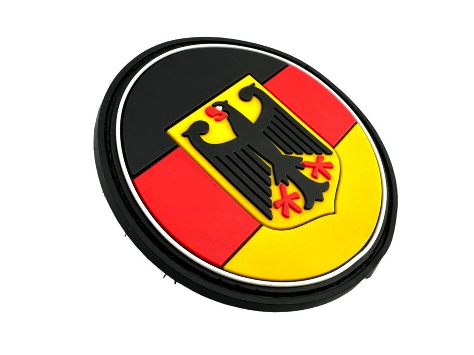 Deutschland German Royal Coat of Arms Imperial Eagle Flag Round PVC ...