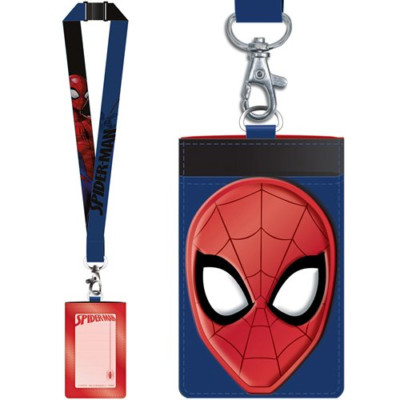 Spider-Man Deluxe Lanyard with Card Holder | eBay