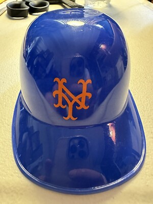 NEW YORK METS MLB MINI BATTING HELMET 5.5 INCHES 1990'S PLASTIC ICE ...
